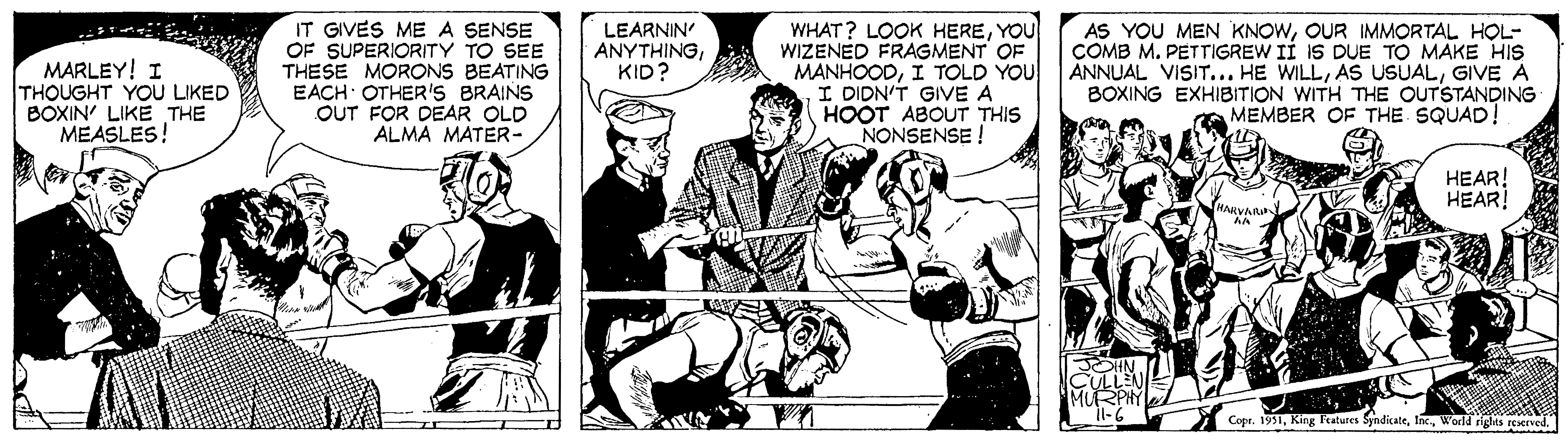 Big Ben Bolt Comic Strip 1951-11-06 | Comics Kingdom