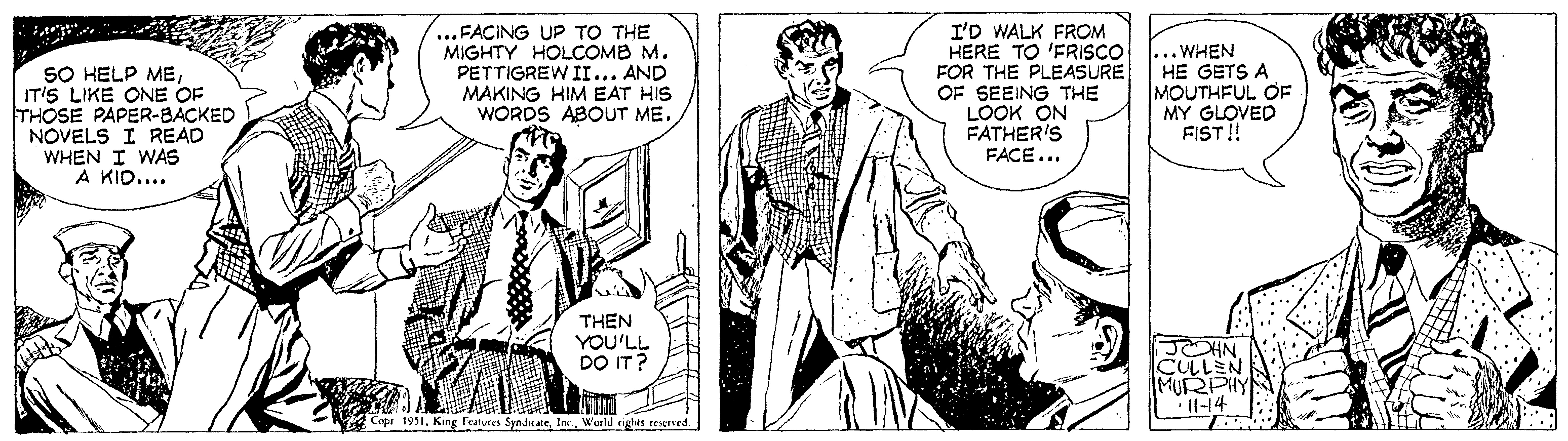 Big Ben Bolt Comic Strip 1951-11-14 | Comics Kingdom