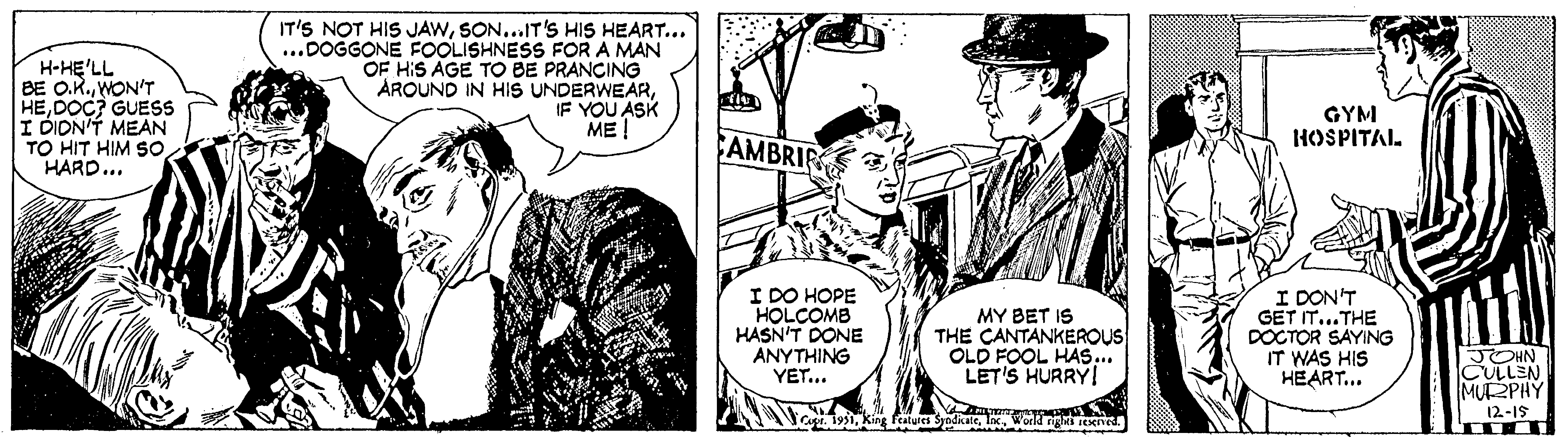 Big Ben Bolt Comic Strip 1951-12-15 | Comics Kingdom