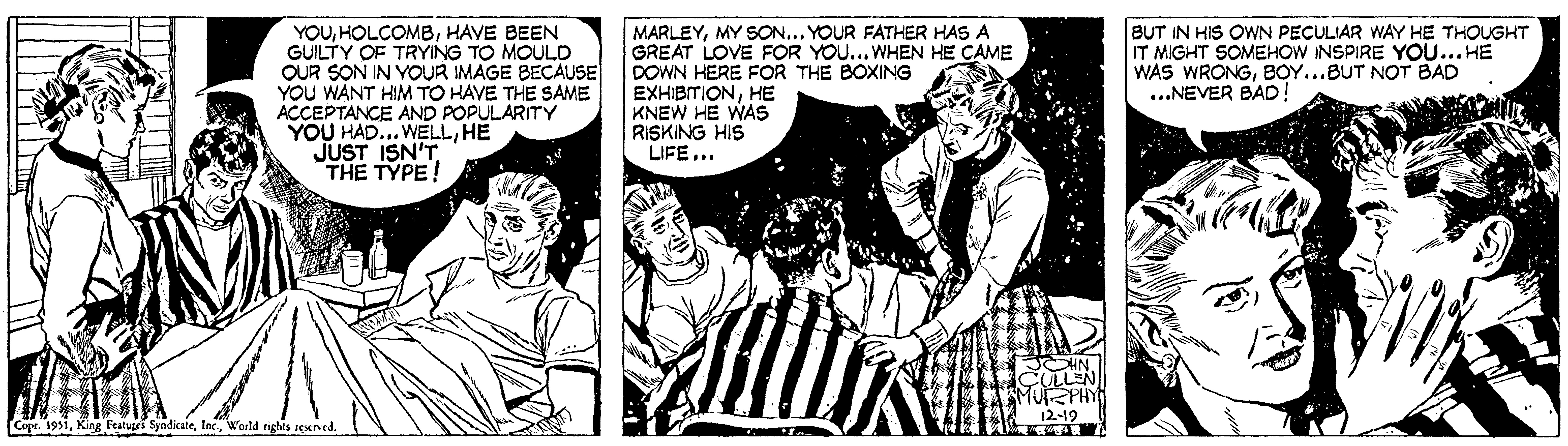 Big Ben Bolt Comic Strip 1951-12-19 | Comics Kingdom