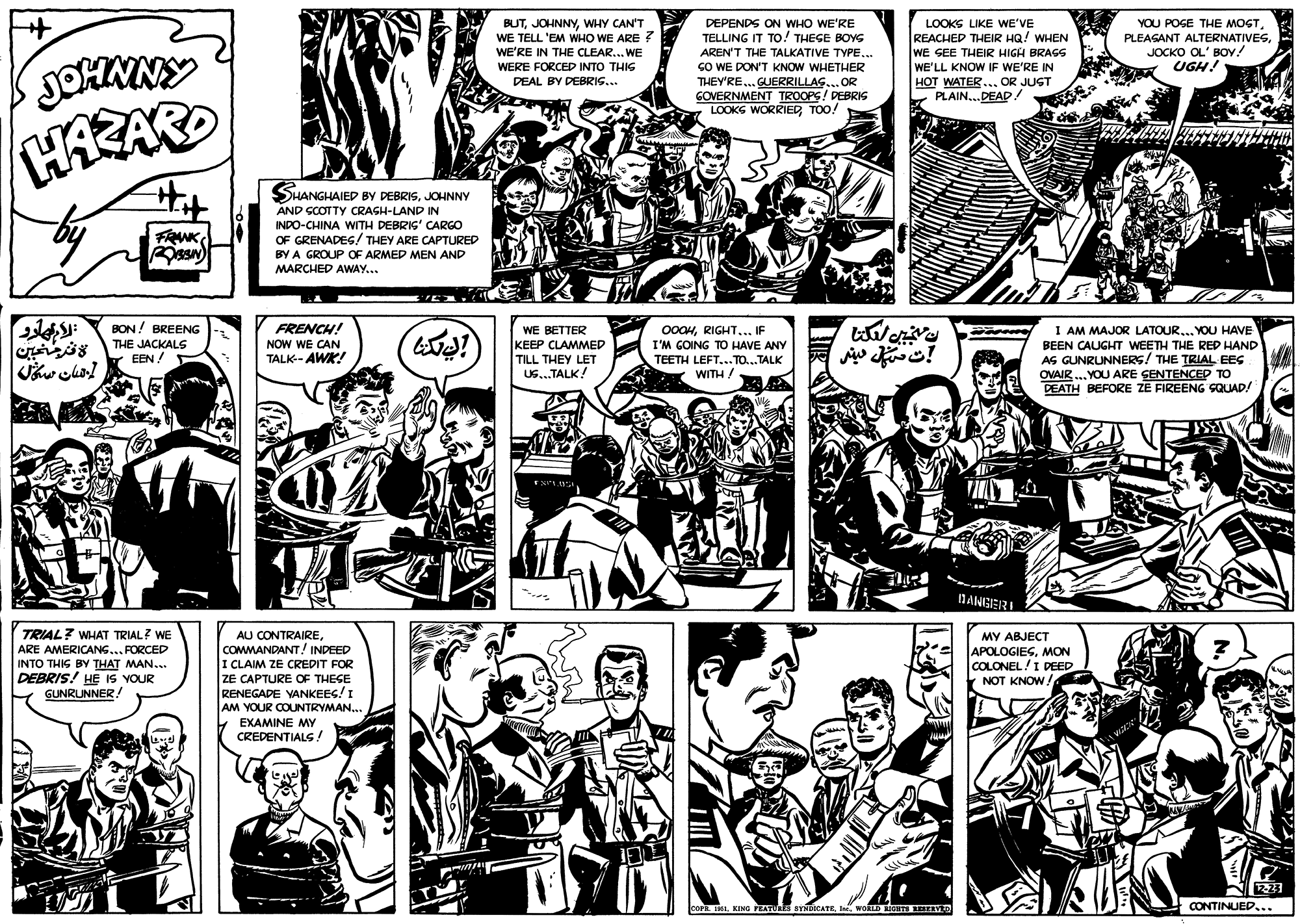 Johnny Hazard Comic Strip 1951-12-23 | Comics Kingdom
