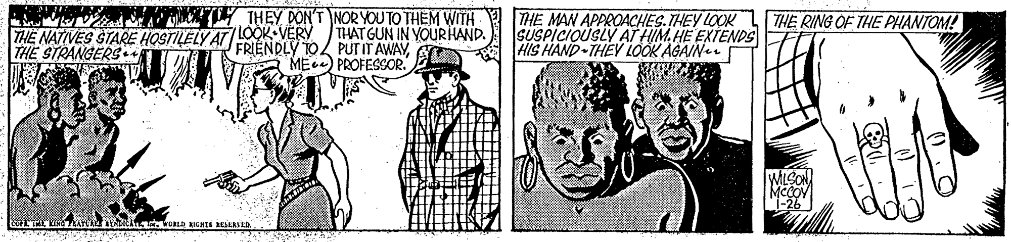 The Phantom Comic Strip 1952-01-26 | Comics Kingdom