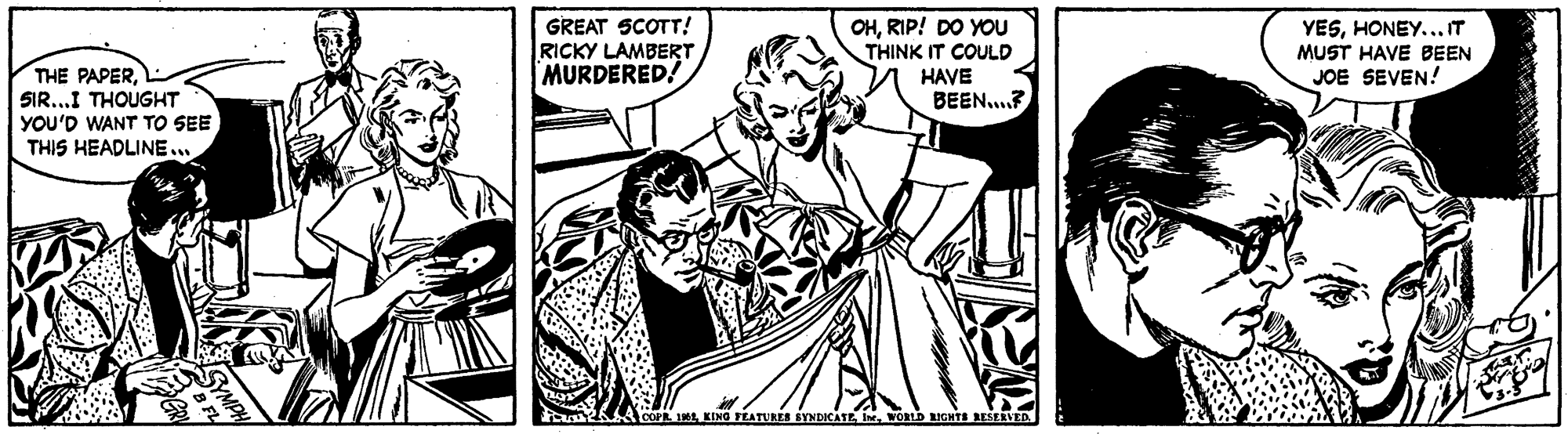 Rip Kirby Comic Strip 1952-03-03 | Comics Kingdom