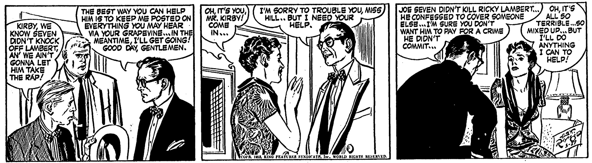 Rip Kirby Comic Strip 1952-03-27 | Comics Kingdom