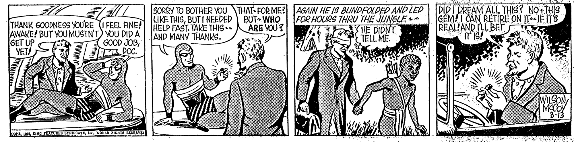 The Phantom Comic Strip 1952-03-13 | Comics Kingdom
