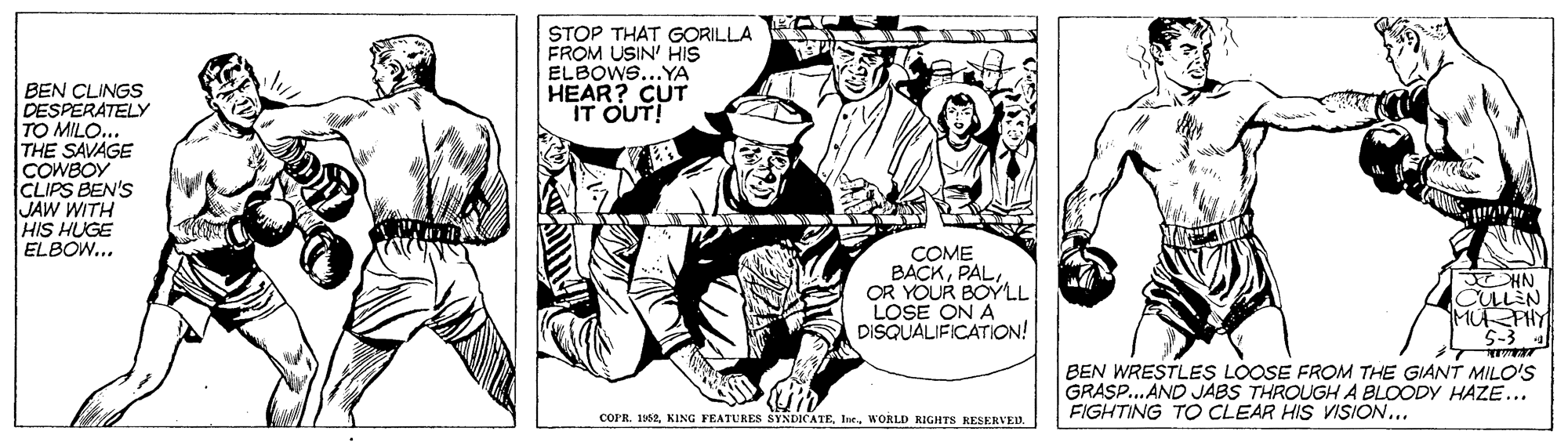 Big Ben Bolt Comic Strip 1952-05-03 | Comics Kingdom