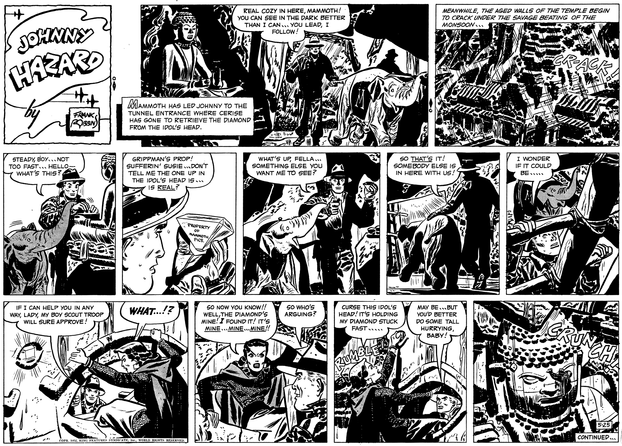 Johnny Hazard Comic Strip 1952-05-25 | Comics Kingdom