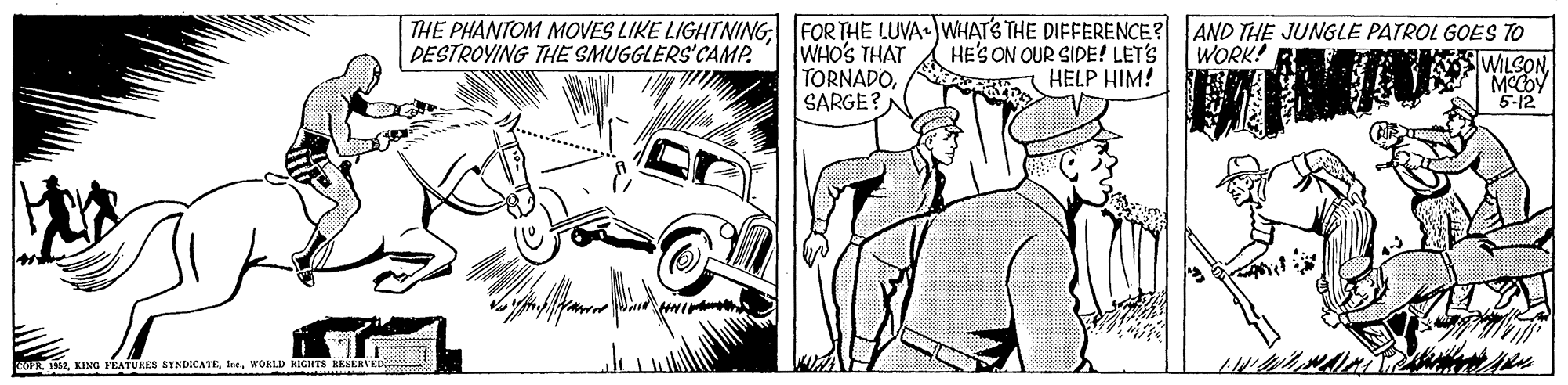 The Phantom Comic Strip 1952-05-12 | Comics Kingdom