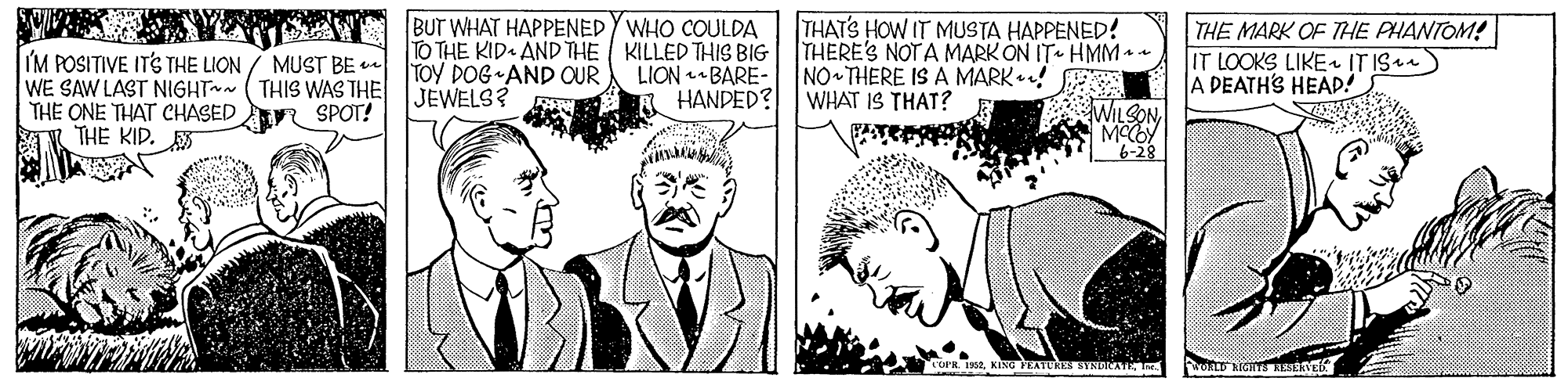 The Phantom Comic Strip 1952-06-28 | Comics Kingdom