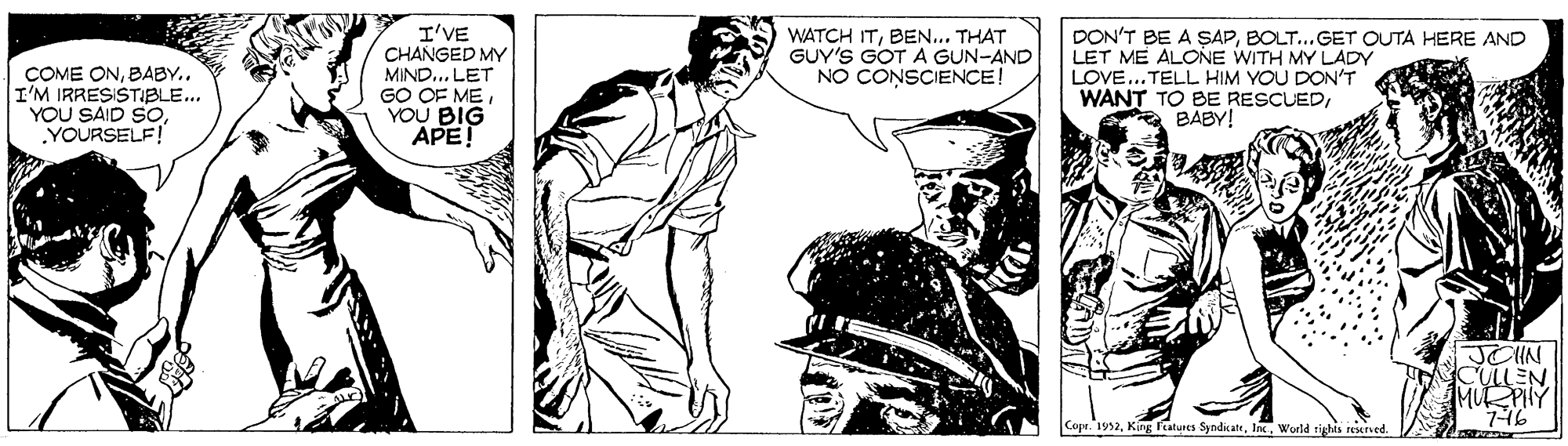 Big Ben Bolt Comic Strip 1952-07-16 | Comics Kingdom