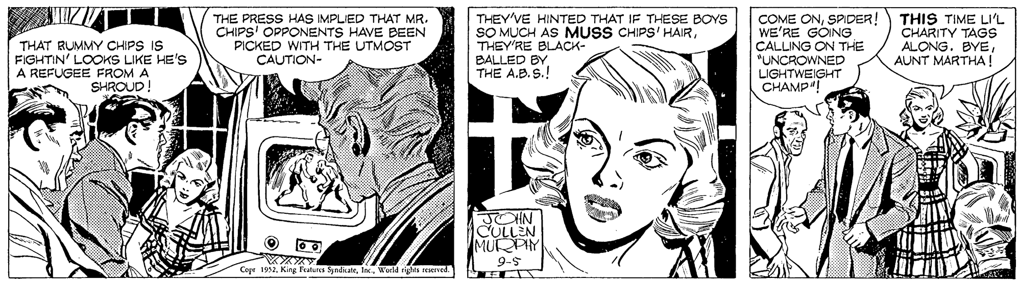 Big Ben Bolt Comic Strip 1952-09-05 | Comics Kingdom