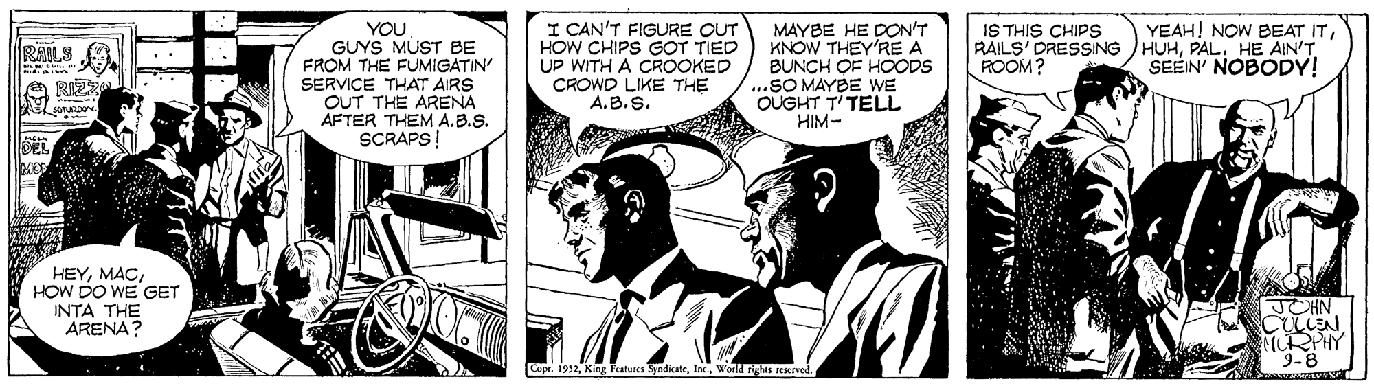 Big Ben Bolt Comic Strip 1952-09-08 | Comics Kingdom