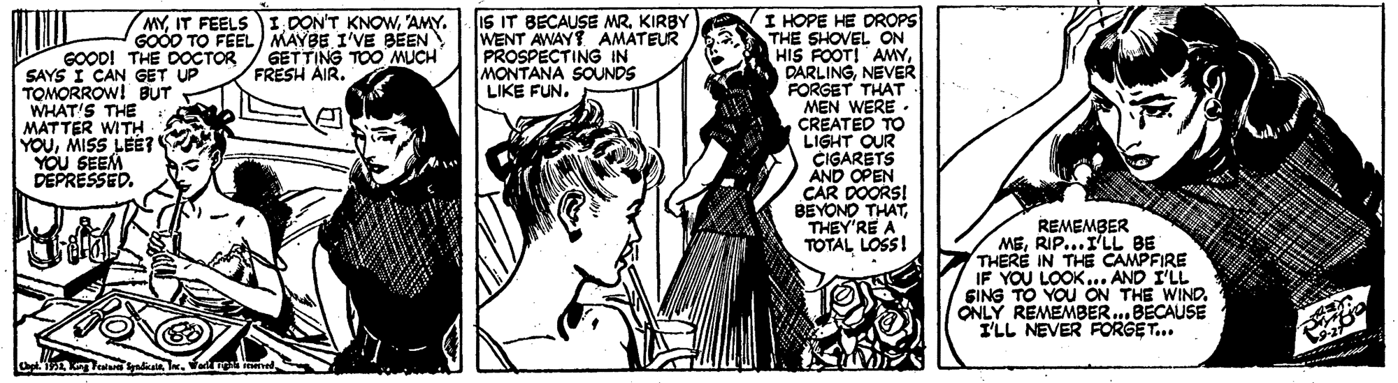 Rip Kirby Comic Strip 1952-09-27 | Comics Kingdom