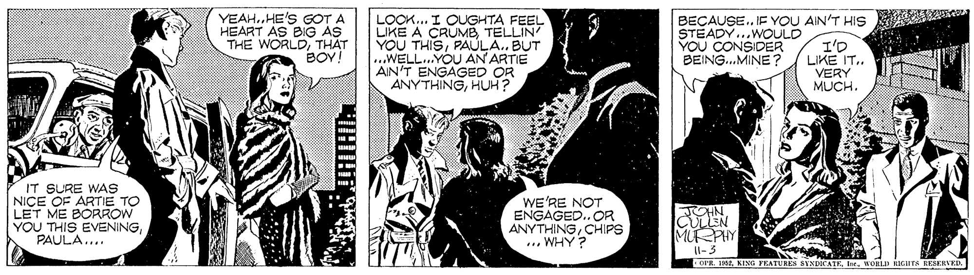 Big Ben Bolt Comic Strip 1952-11-03 | Comics Kingdom