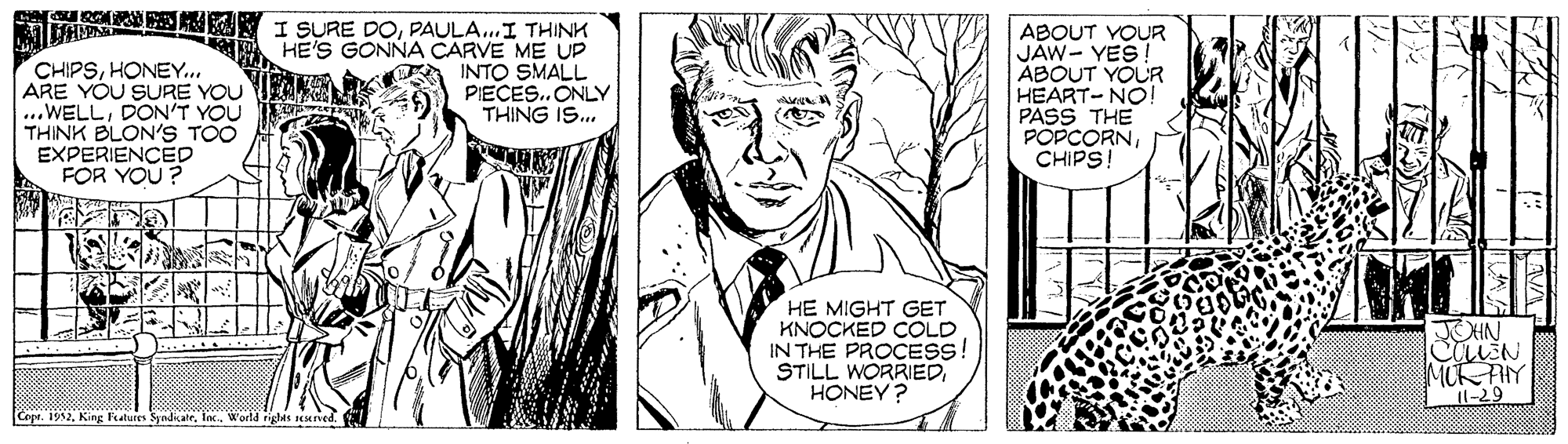 Big Ben Bolt Comic Strip 1952-11-29 | Comics Kingdom