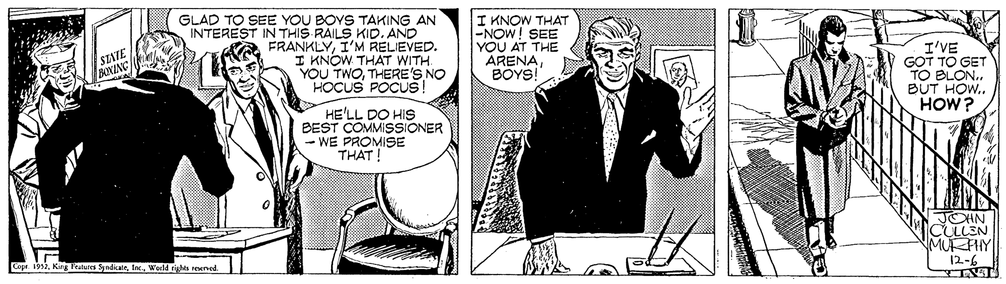 Big Ben Bolt Comic Strip 1952-12-06 | Comics Kingdom
