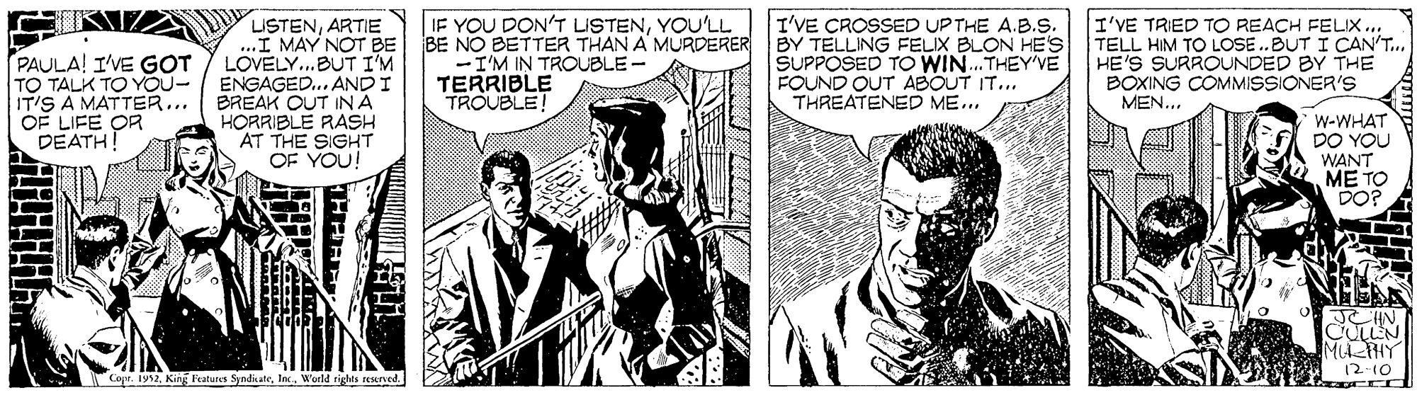 Big Ben Bolt Comic Strip 1952-12-10 | Comics Kingdom