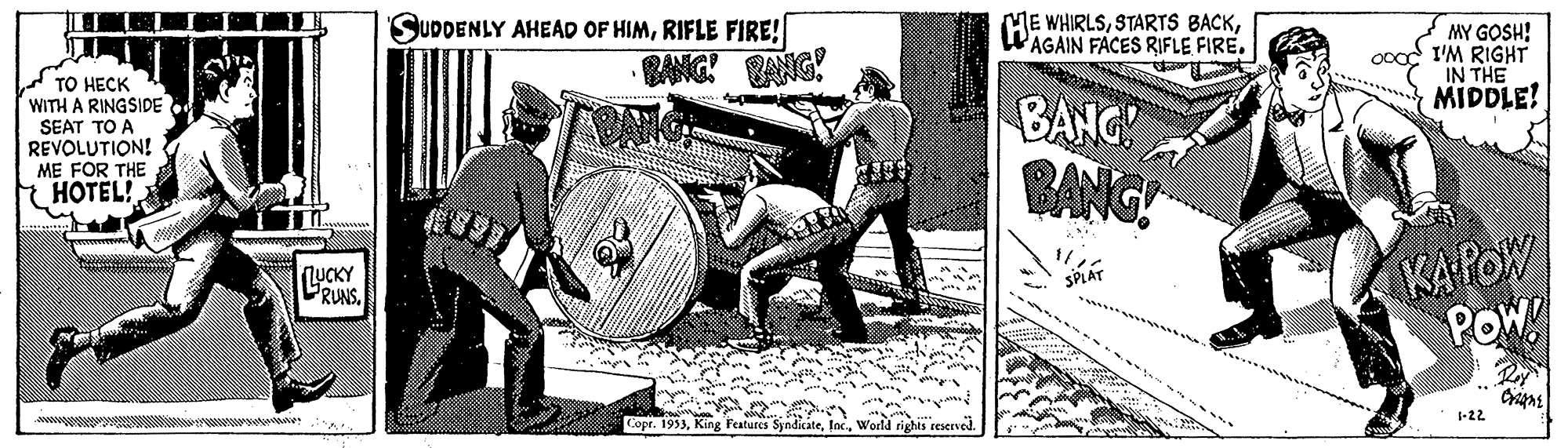 Buz Sawyer Comic Strip 1953-01-22 | Comics Kingdom