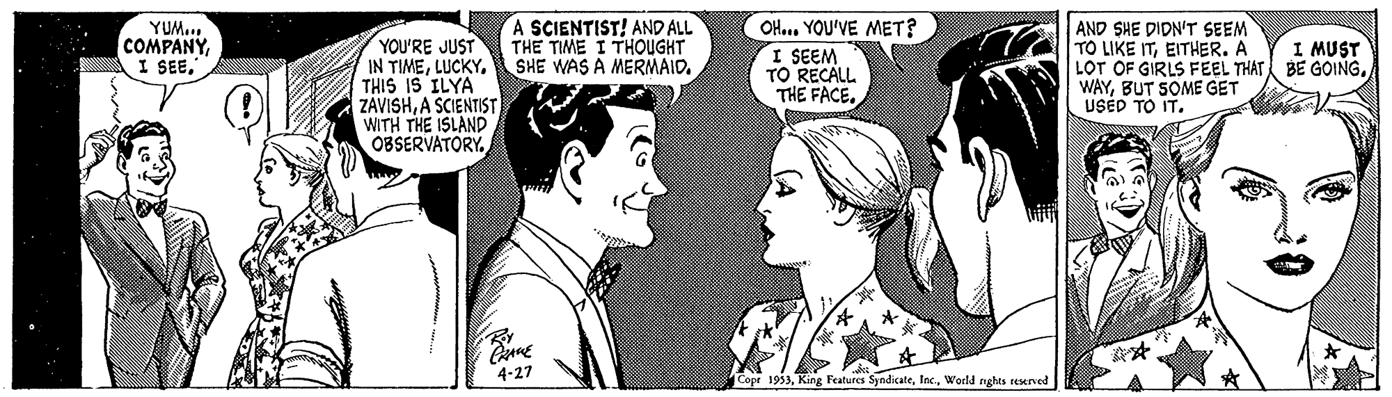 Buz Sawyer Comic Strip 1953-04-27 | Comics Kingdom