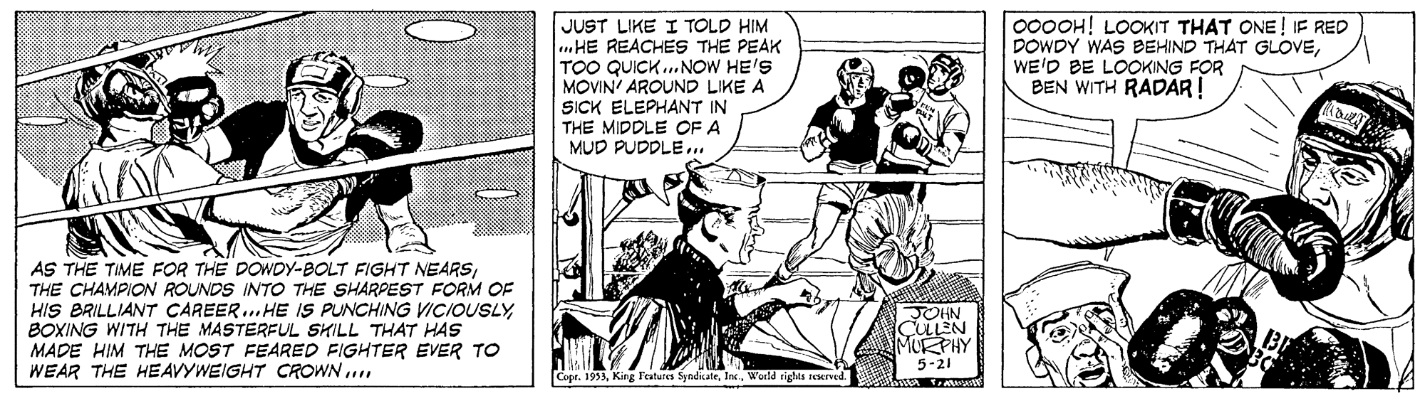 Big Ben Bolt Comic Strip 1953-05-21 | Comics Kingdom