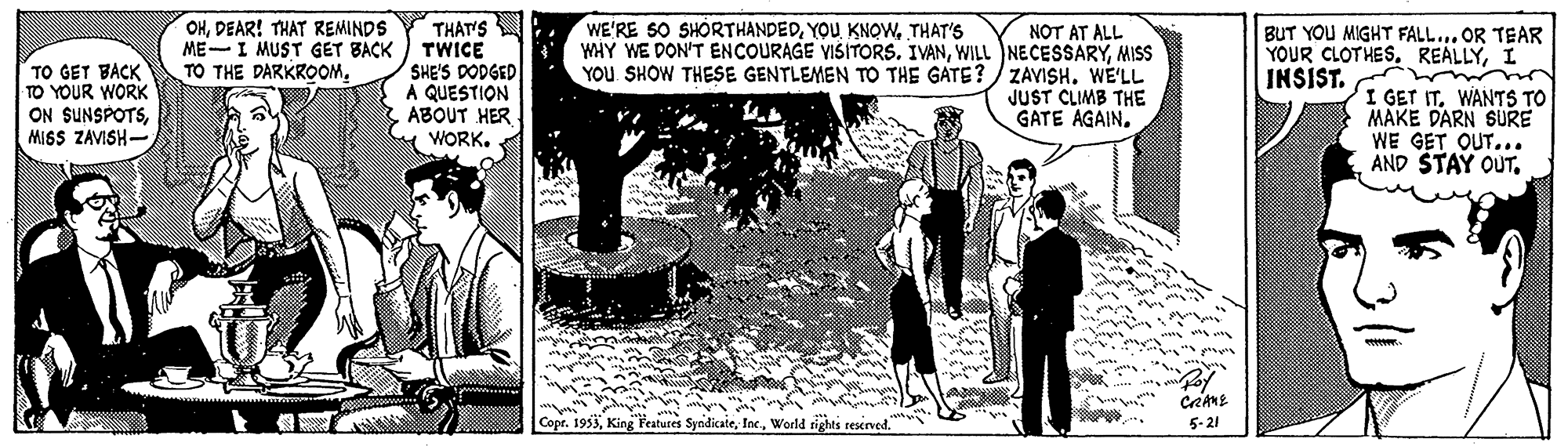 Buz Sawyer Comic Strip 1953-05-21 | Comics Kingdom