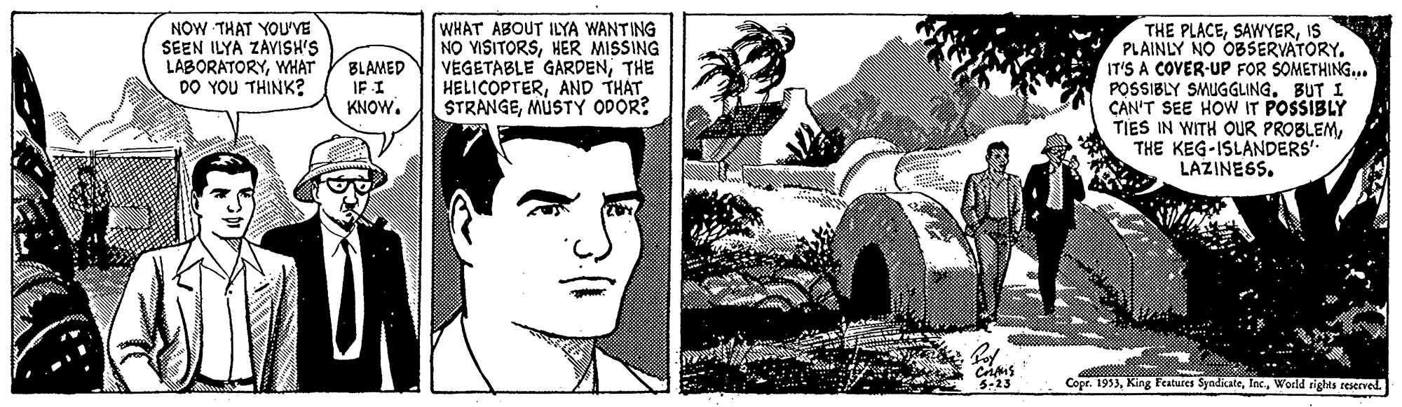 Buz Sawyer Comic Strip 1953-05-23 | Comics Kingdom