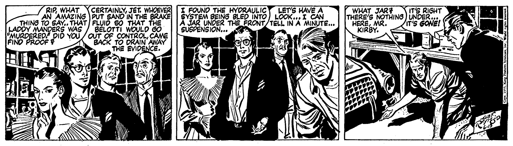 Rip Kirby Comic Strip 1953-06-15 | Comics Kingdom