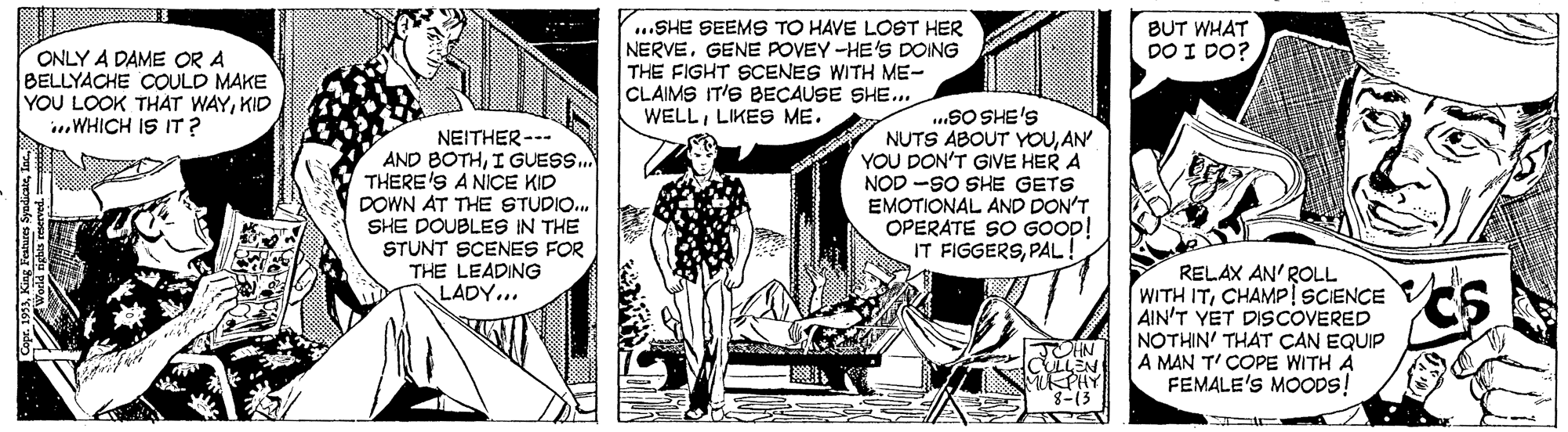 Big Ben Bolt Comic Strip 1953-08-13 | Comics Kingdom