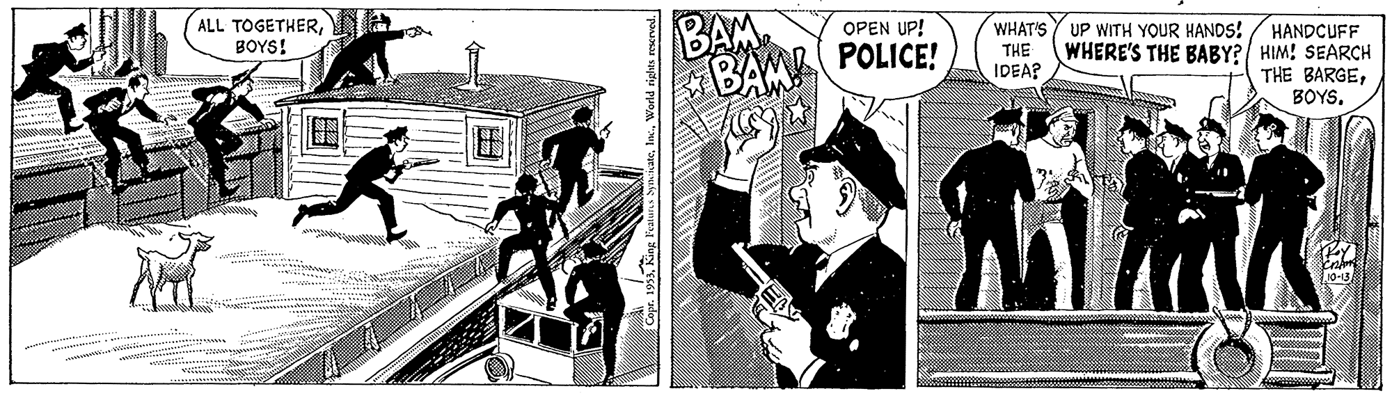 Buz Sawyer Comic Strip 1953-10-13 | Comics Kingdom
