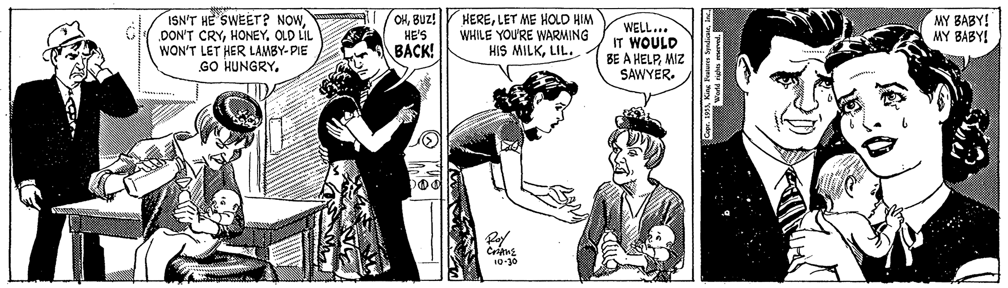 Buz Sawyer Comic Strip 1953-10-30 | Comics Kingdom