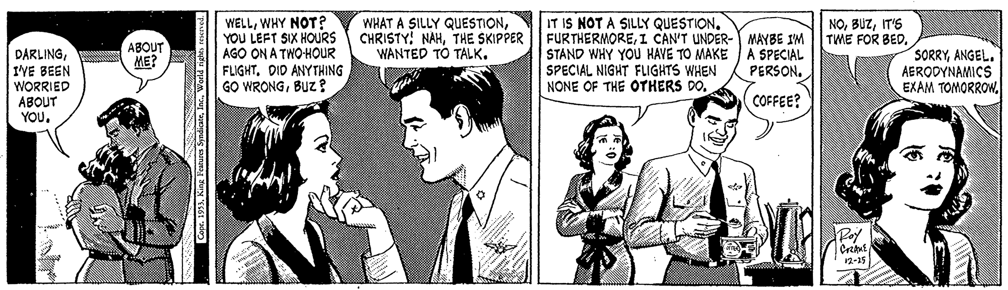 Buz Sawyer Comic Strip 1953-12-25 | Comics Kingdom