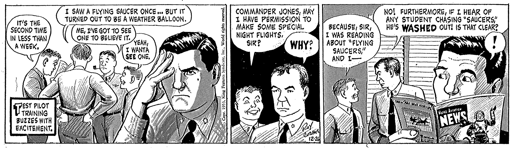 Buz Sawyer Comic Strip 1953-12-26 | Comics Kingdom