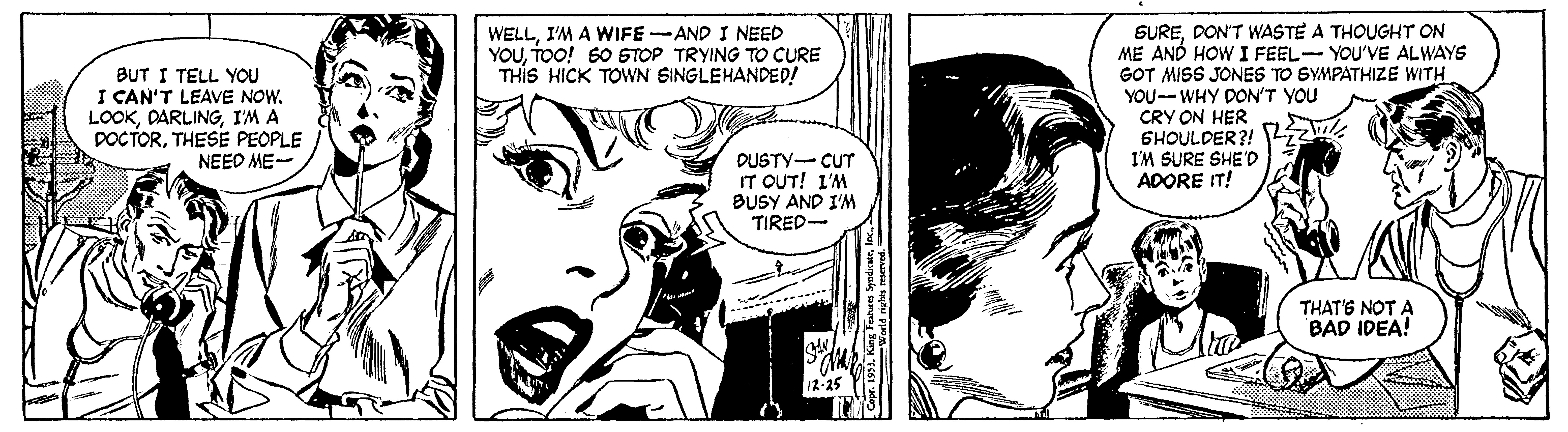 Heart Of Juliet Jones Comic Strip 1953-12-25 | Comics Kingdom