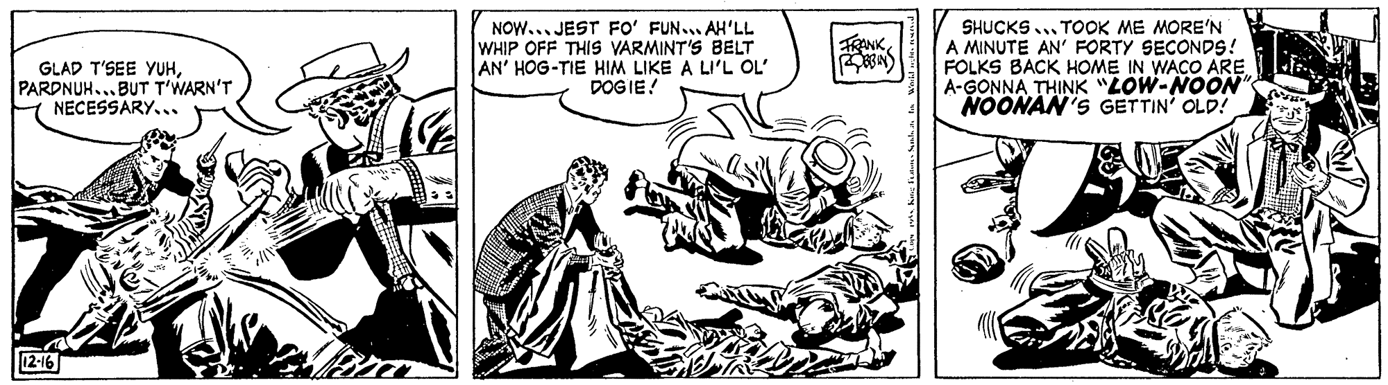 Johnny Hazard Comic Strip 1953-12-16 | Comics Kingdom
