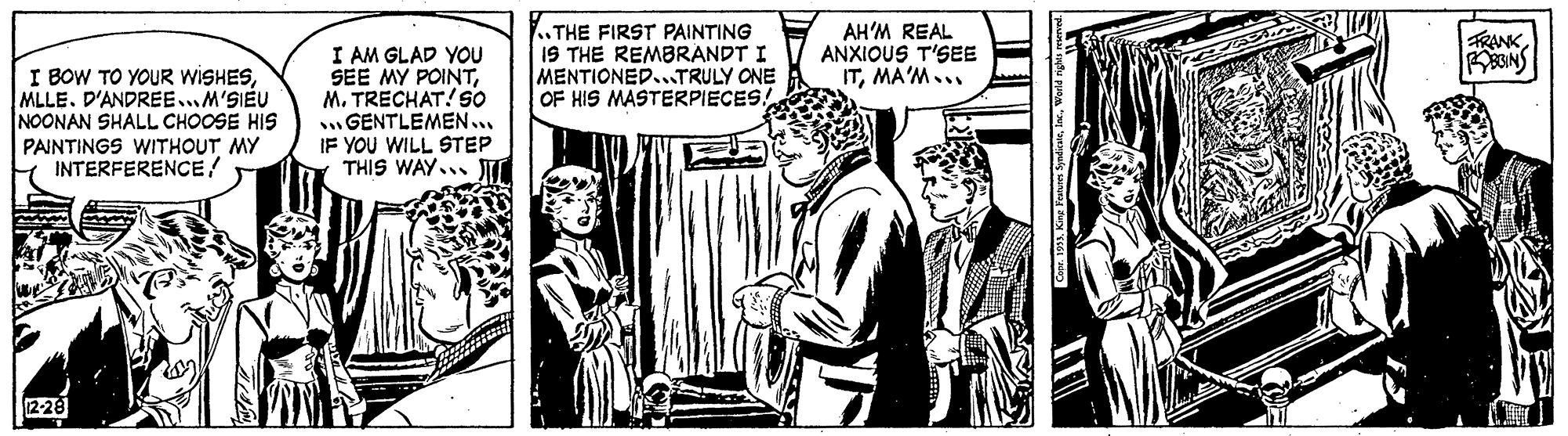 Johnny Hazard Comic Strip 1953-12-28 | Comics Kingdom