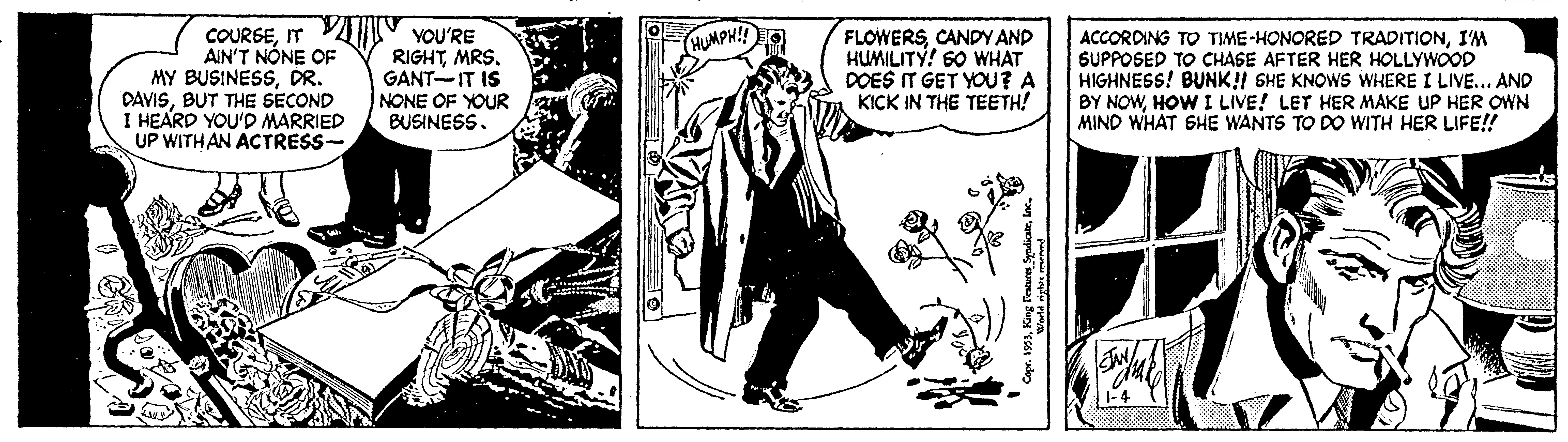 Heart Of Juliet Jones Comic Strip 1954-01-04 | Comics Kingdom
