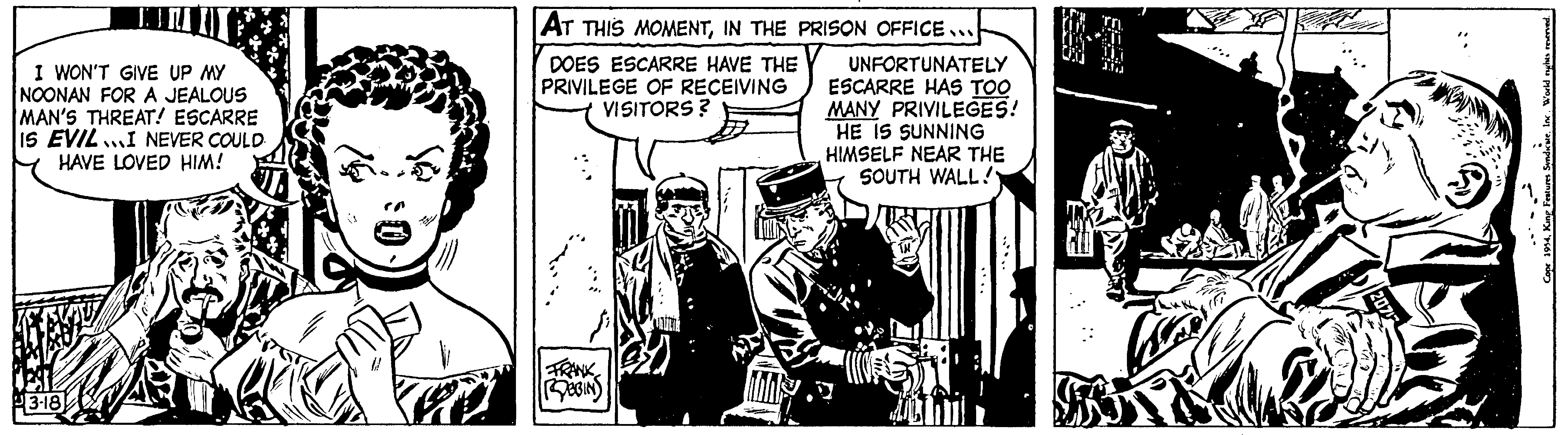 Johnny Hazard Comic Strip 1954-03-18 | Comics Kingdom