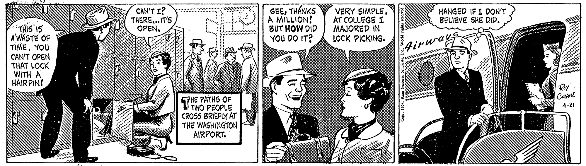 Buz Sawyer Comic Strip 1954-04-21 | Comics Kingdom