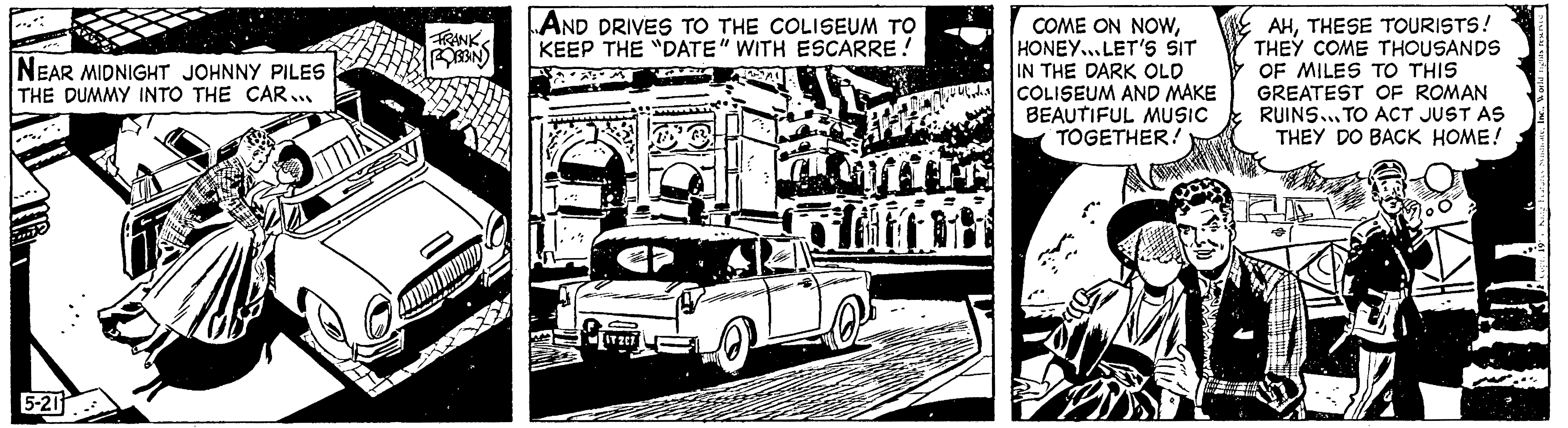 Johnny Hazard Comic Strip 1954-05-21 | Comics Kingdom