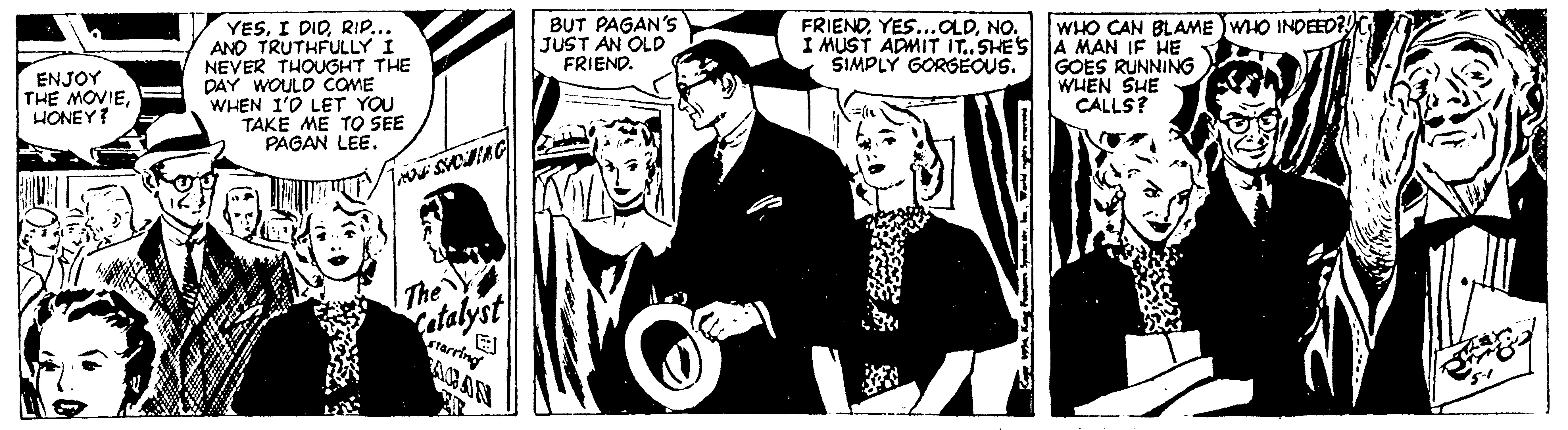 Rip Kirby Comic Strip 1954-05-01 | Comics Kingdom