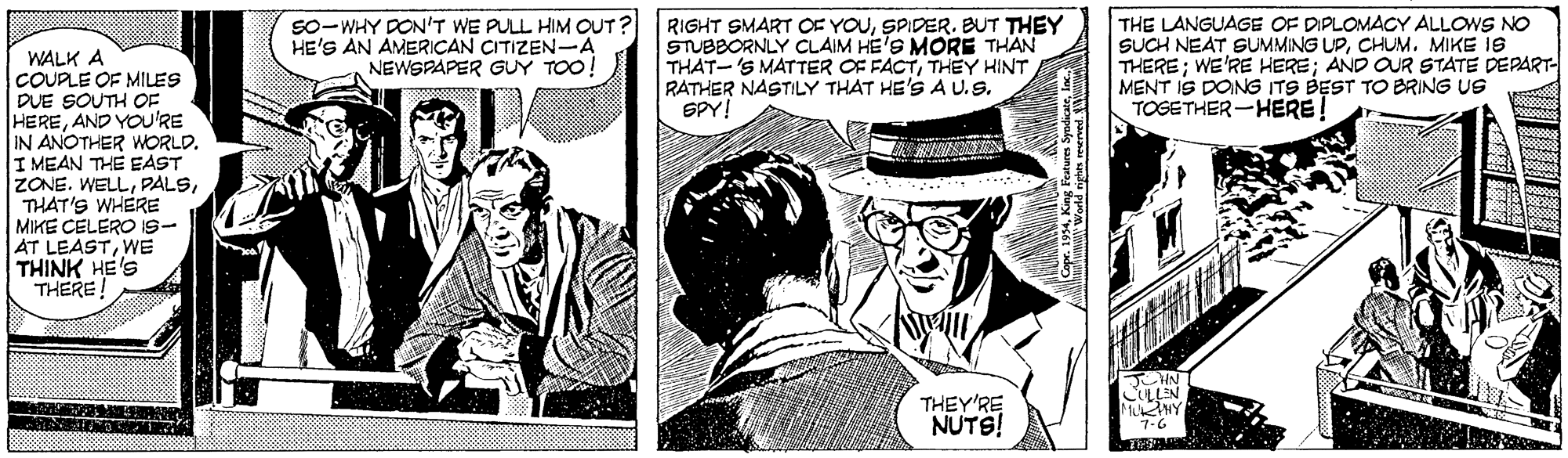 Big Ben Bolt Comic Strip 1954-07-06 | Comics Kingdom