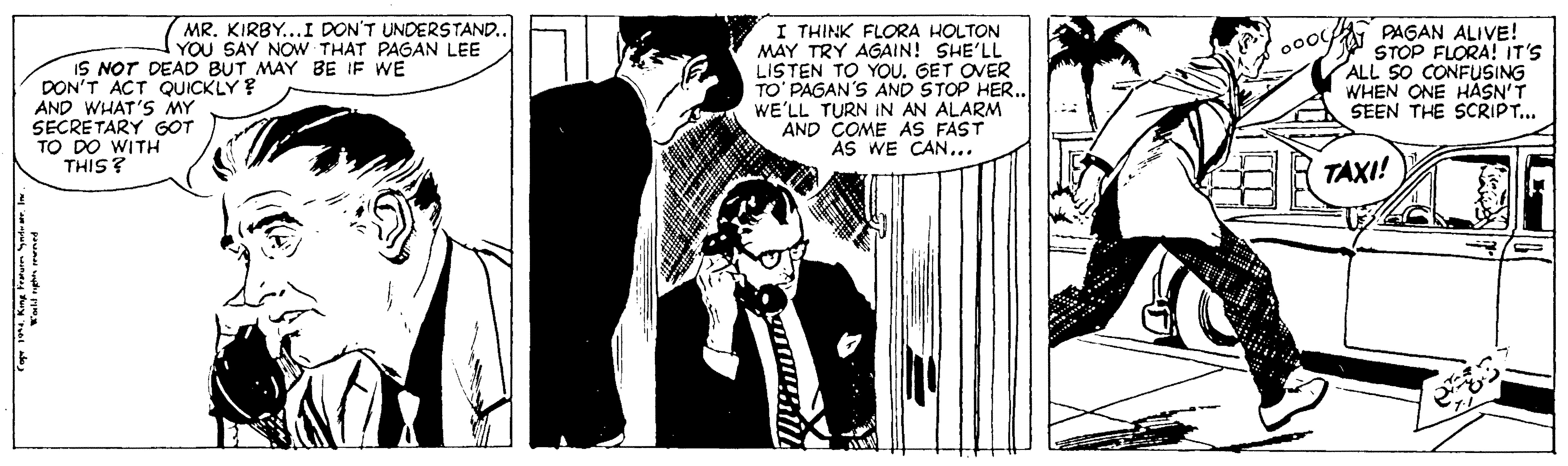 Rip Kirby Comic Strip 1954-07-01 | Comics Kingdom