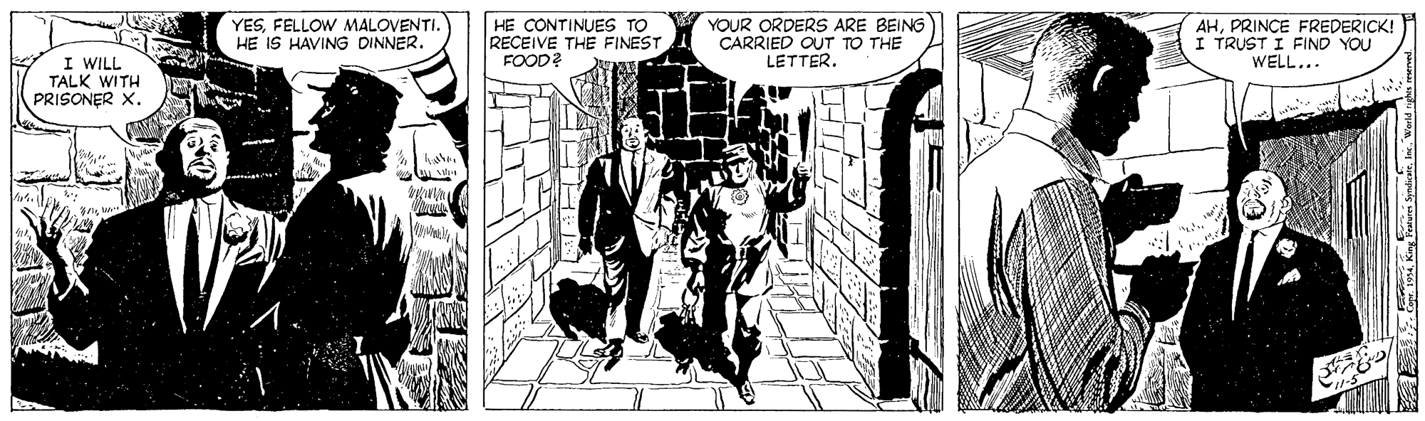Rip Kirby Comic Strip 1954-11-05 | Comics Kingdom