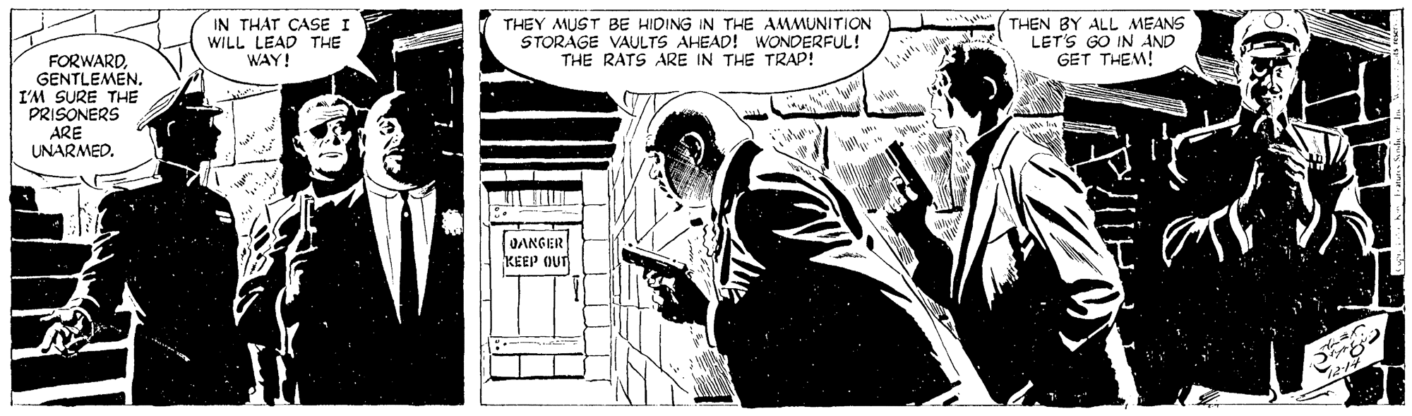 Rip Kirby Comic Strip 1954-12-14 | Comics Kingdom
