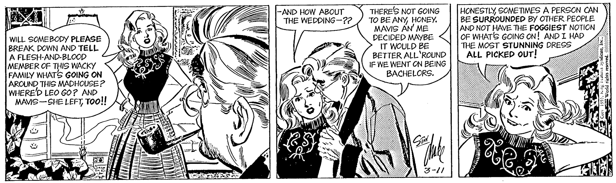 Heart Of Juliet Jones Comic Strip 1955-03-11 | Comics Kingdom