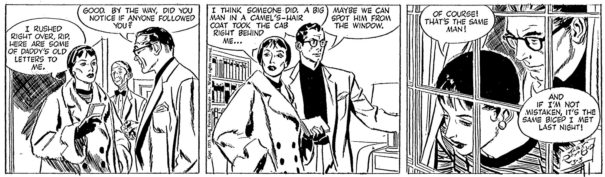 Rip Kirby Comic Strip 1955-03-03 | Comics Kingdom