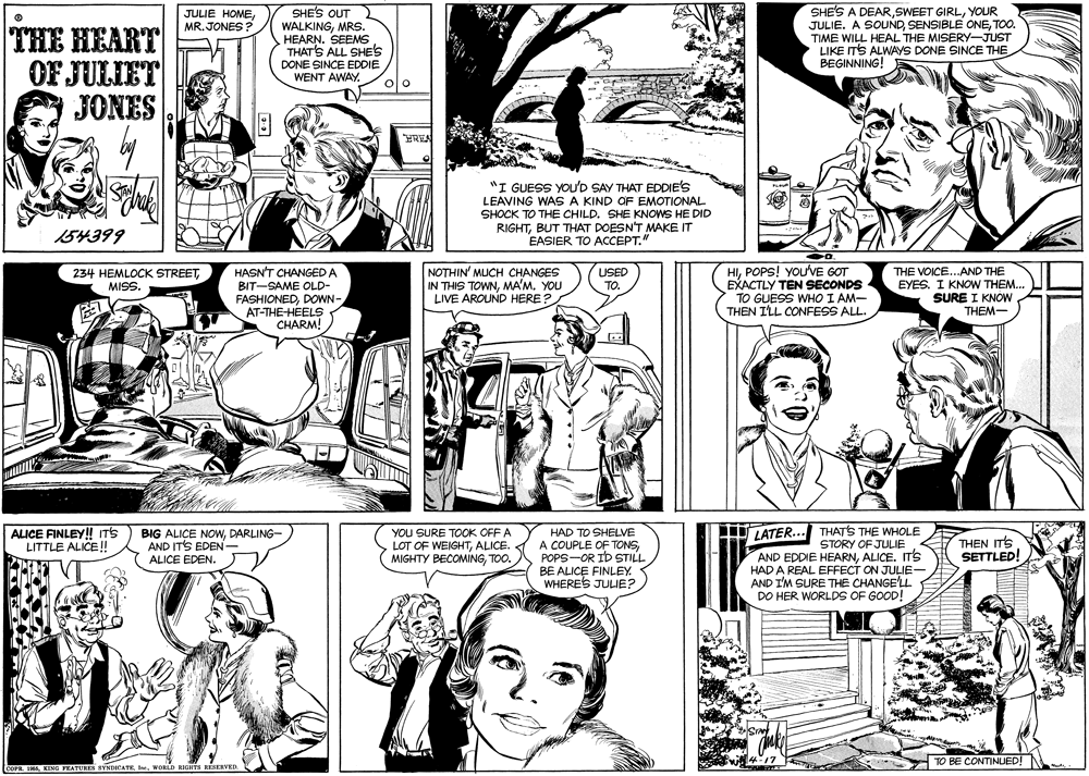 Heart Of Juliet Jones Comic Strip 1955-04-17 | Comics Kingdom