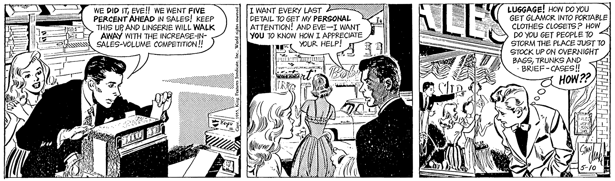 Heart Of Juliet Jones Comic Strip 1955-05-10 | Comics Kingdom