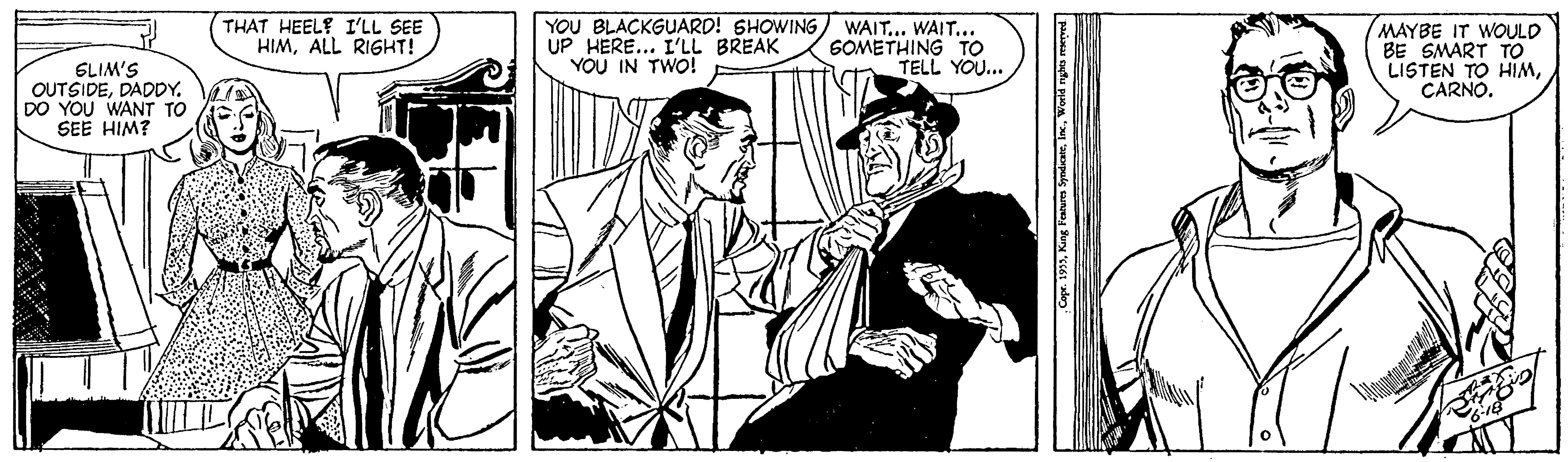 Rip Kirby Comic Strip 1955-06-18 | Comics Kingdom