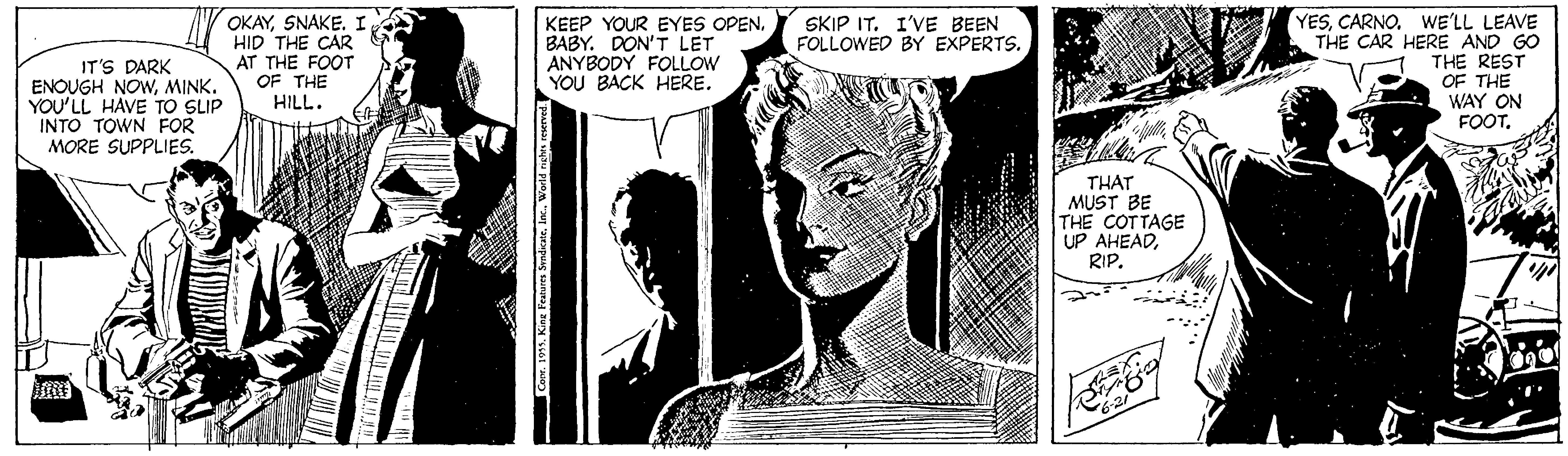 Rip Kirby Comic Strip 1955-06-21 | Comics Kingdom